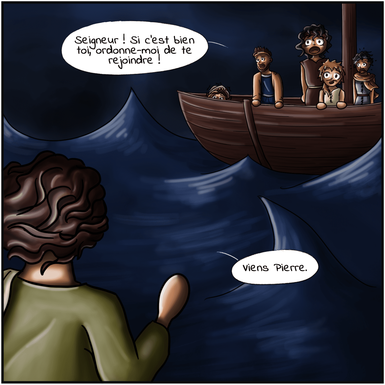 Jésus marche sur l'eau